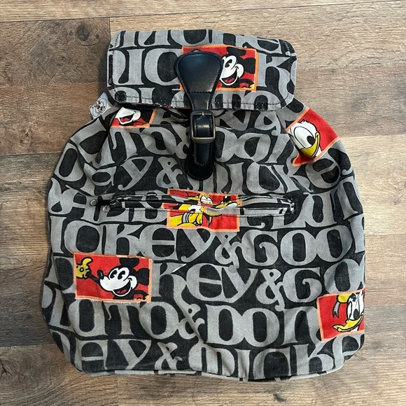 Vintage | Bags | Vintage Disney Mickey Co By Cg Hooks Canvas Silk ...